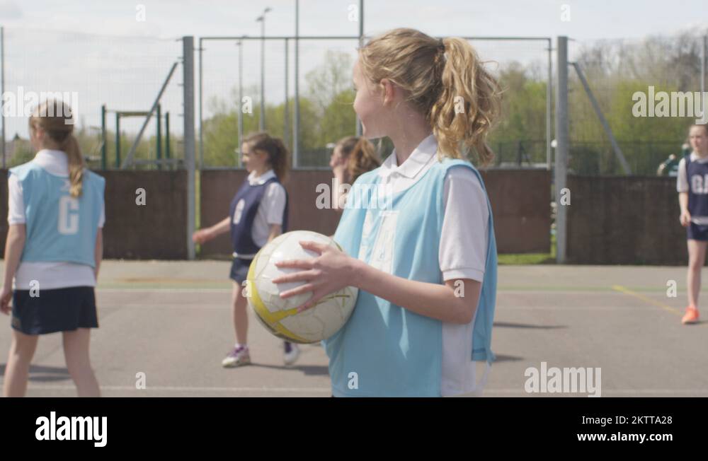 Netball player holding ball Stock Videos & Footage - HD and 4K Video ...