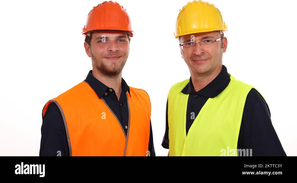 Trustful Engineer Men Portrait Looking Camera and Showing Ok Sign Hand ...