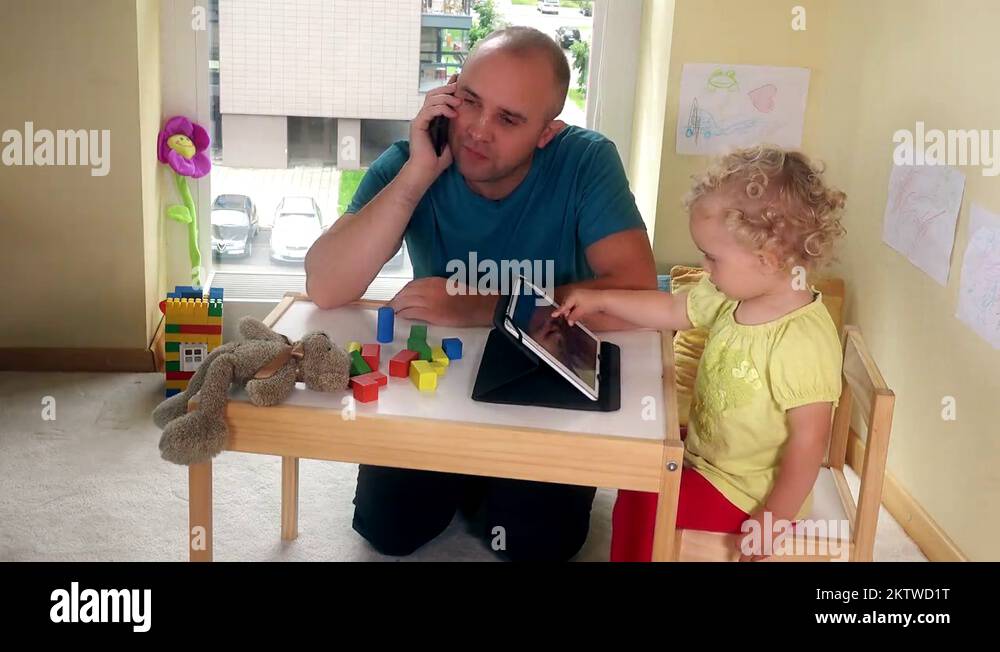 Father talking to kid phone Stock Videos & Footage - HD and 4K Video ...