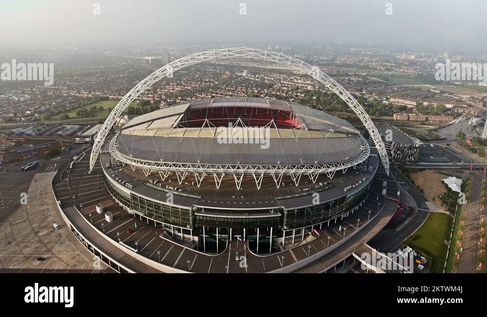 An aerial view of wembley stadium Stock Videos & Footage - HD and 4K ...