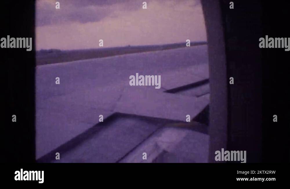 1977: looking out the window of the airplane. HONOLULU HAWAII Stock ...