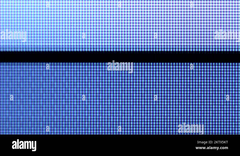A flickering, analog TV signal with bad interference, static, and color ...