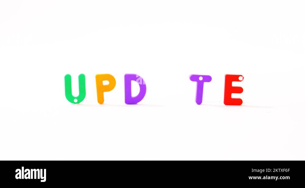 Update word Stock Videos & Footage - HD and 4K Video Clips - Alamy