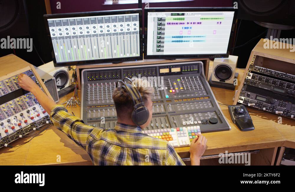 Modern recording studio mixing desk Stock Videos & Footage - HD and 4K ...