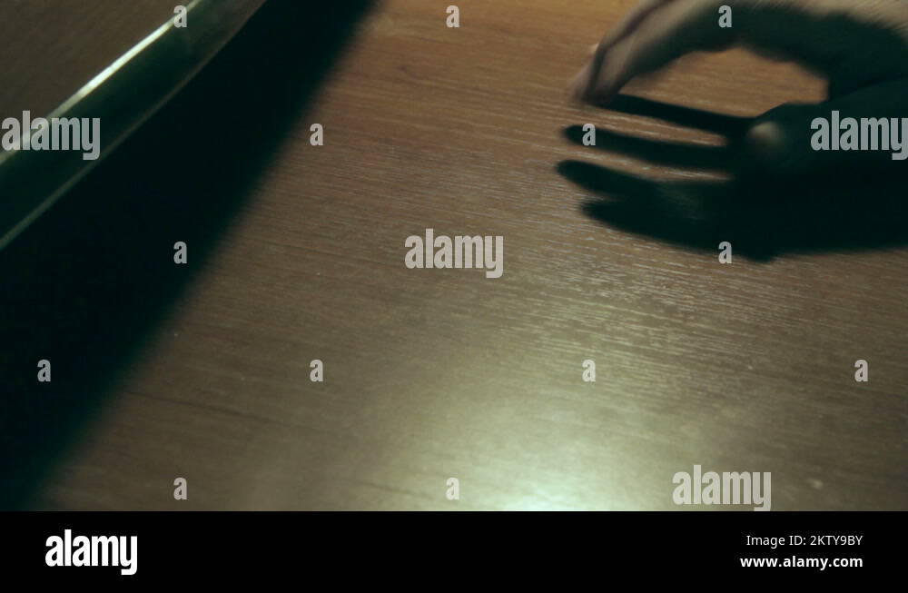 Men's hands tapping hands on the table Stock Video Footage - Alamy