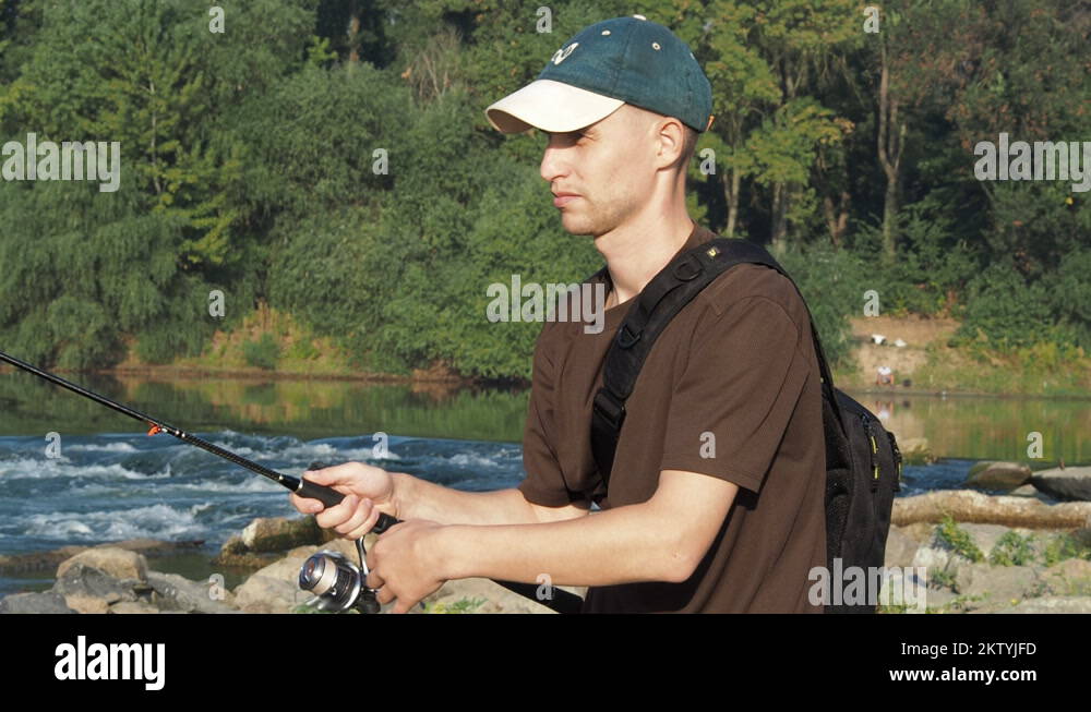 Fisherman catches a fish Stock Videos & Footage - HD and 4K Video Clips ...