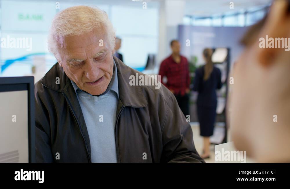 Elderly customer desk Stock Videos & Footage - HD and 4K Video Clips ...