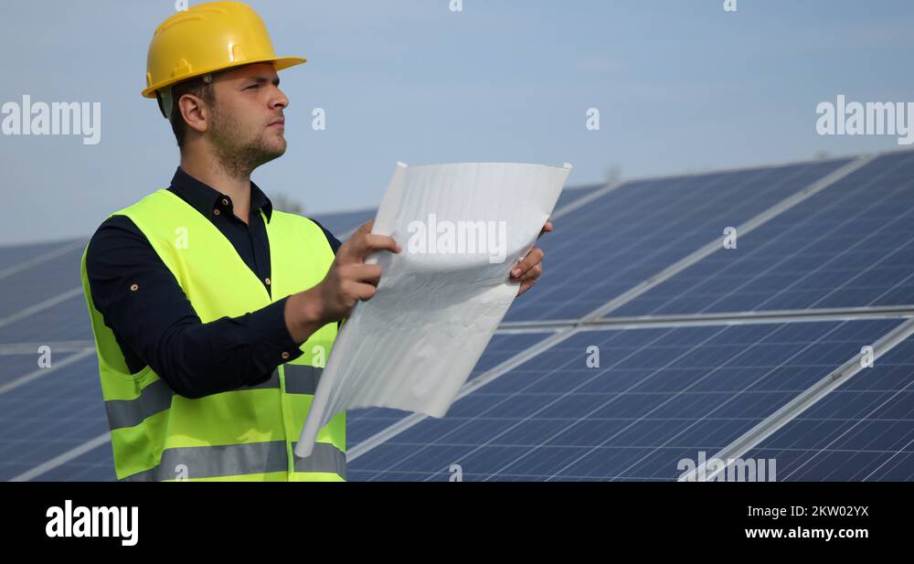 Young Worker Man Examining Work Plan Check Inventory Looking ...