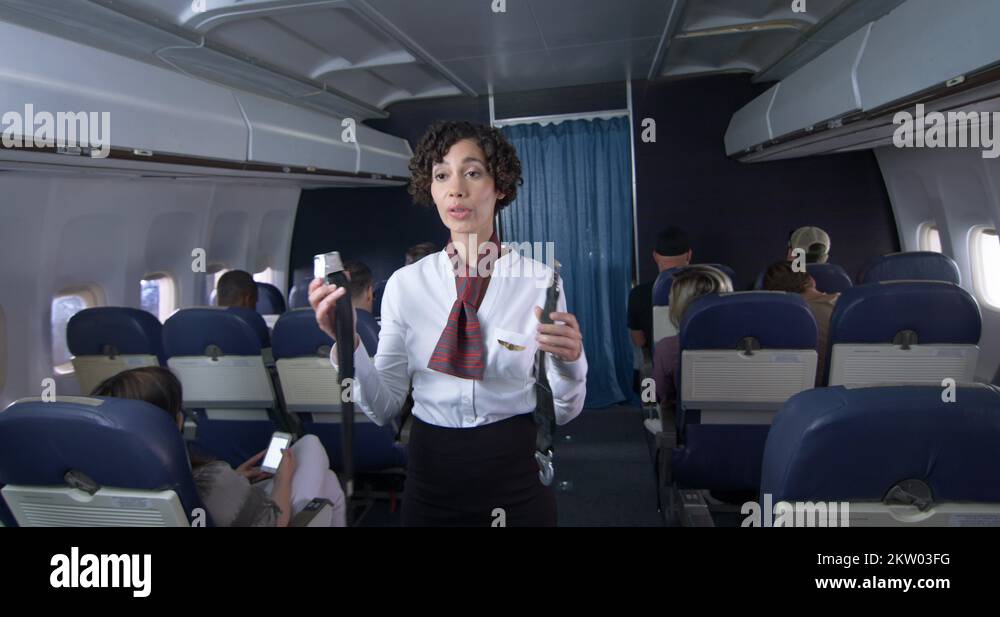 Airline flight attendant Stock Videos & Footage - HD and 4K Video Clips ...