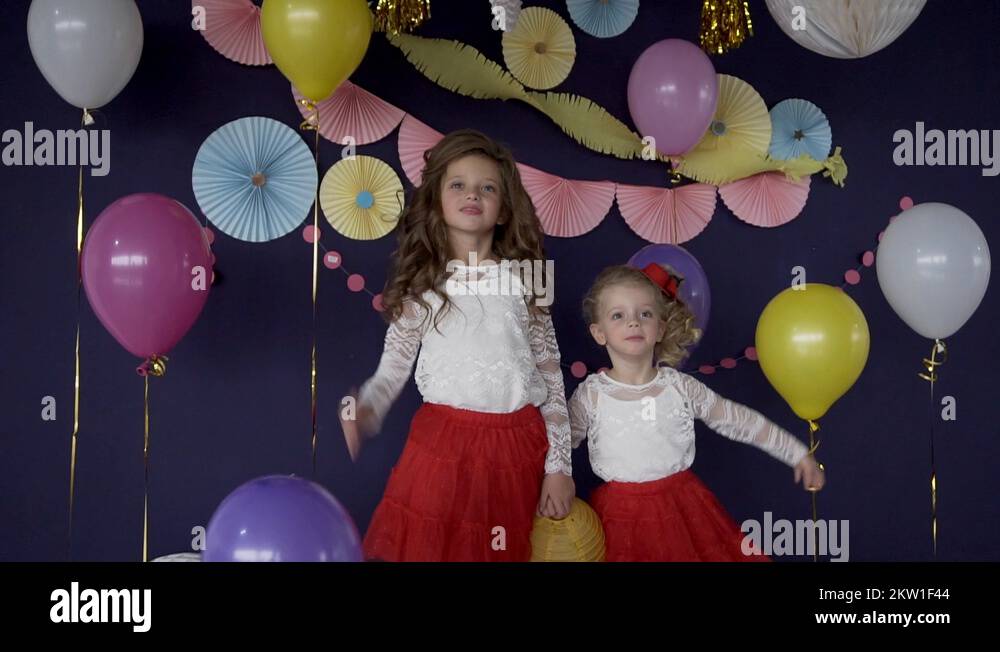 Two girls celebrating birthday party Stock Videos & Footage - HD and 4K ...