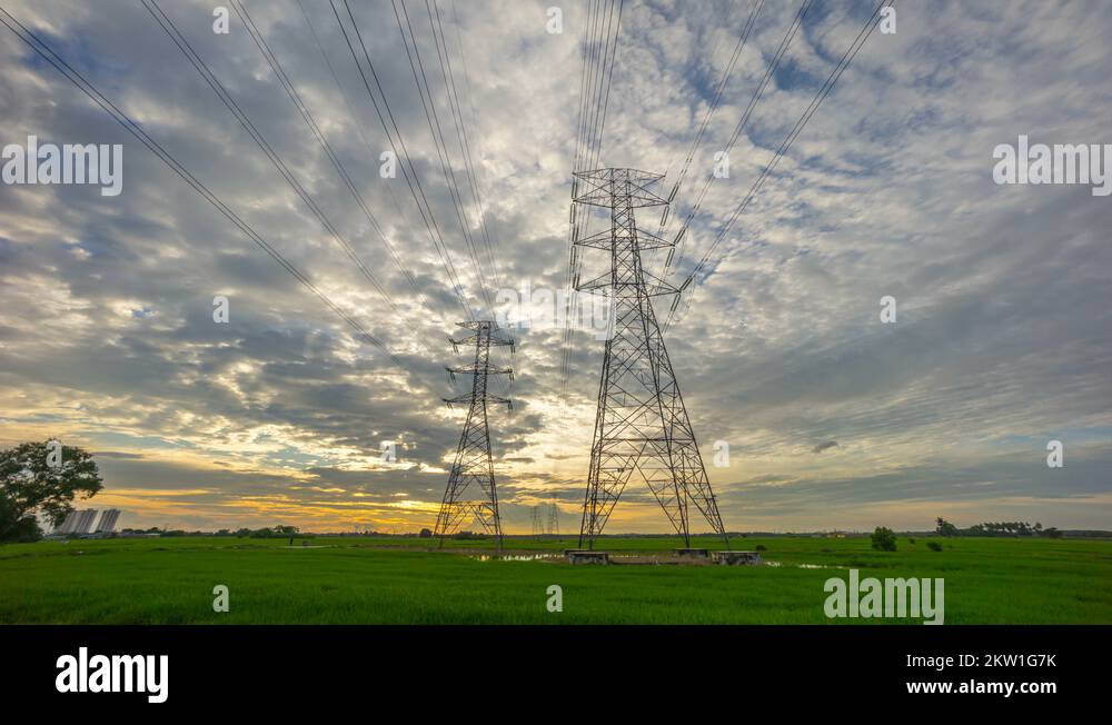 Energy electric pylon transmission Stock Videos & Footage - HD and 4K ...