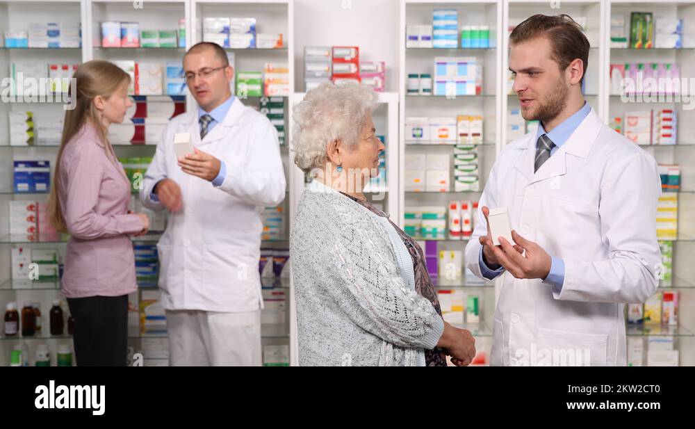 Pharmacist People Team Work Talk Women in Pharmacy Medicine Product ...