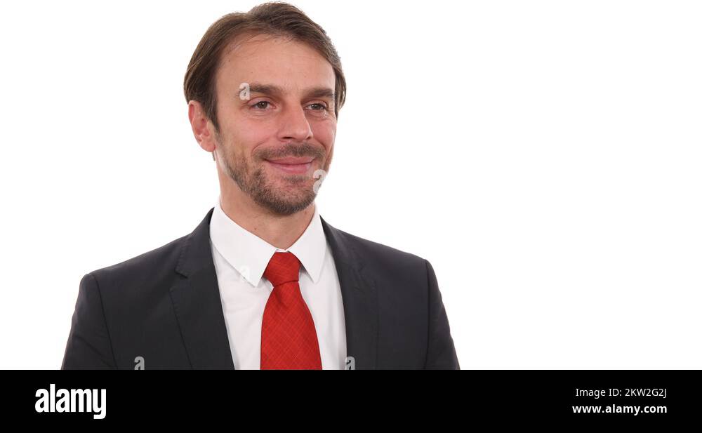 Positive Business Person Hand Gestures Ok Sign Looking Interview Inside ...