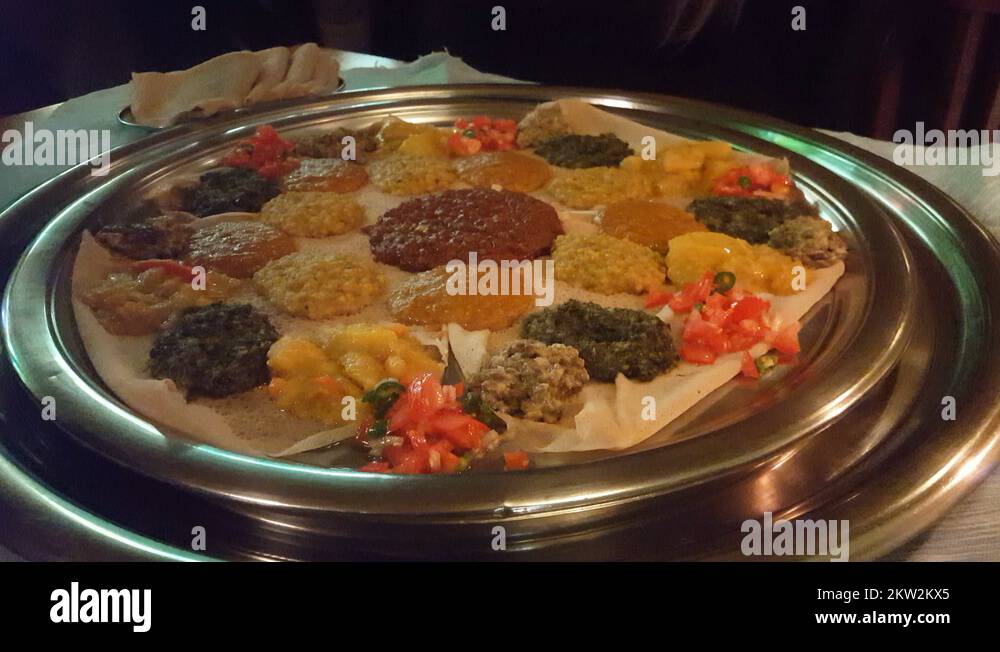 Ethiopian food injera Stock Videos & Footage - HD and 4K Video Clips ...