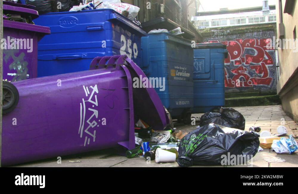 Garbage rubbish waste container Stock Videos & Footage - HD and 4K ...