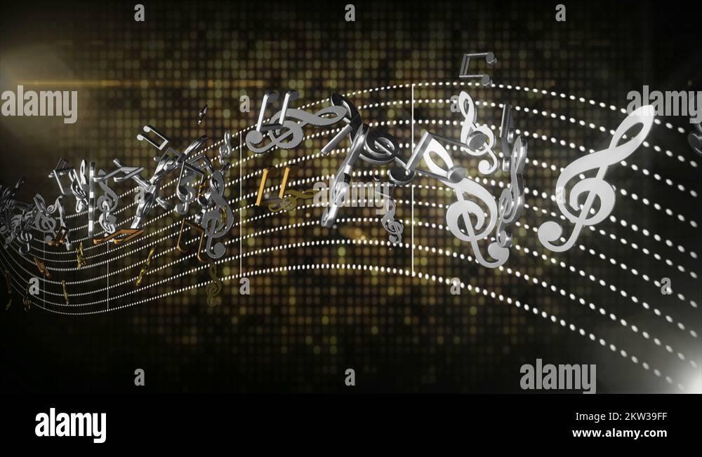 Music notes line Stock Videos & Footage - HD and 4K Video Clips - Alamy