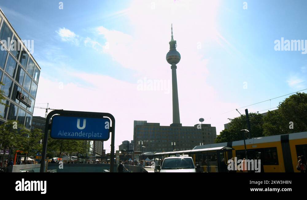 Television tower at alexanderplatz Stock Videos & Footage - HD and 4K ...
