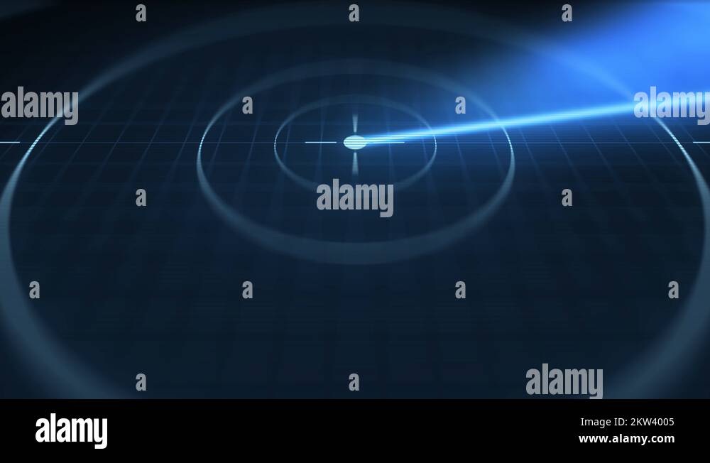 Modern submarine radar sonar with object on map - ALT Angle (2 Stock ...