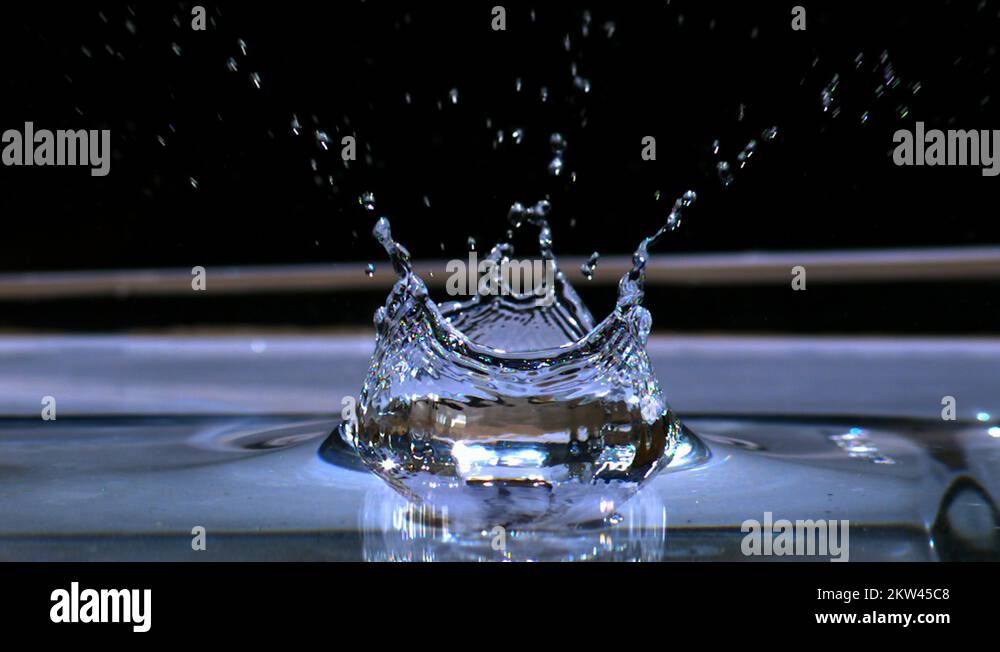 Water Splash Slow Motion Stock Video Footage - Alamy