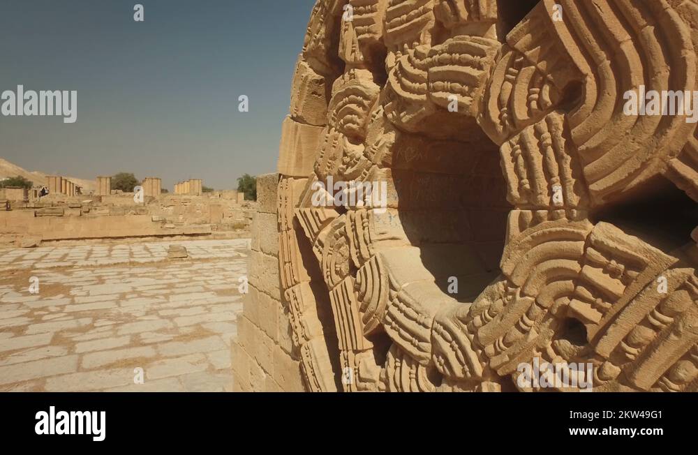Monument in historic site in Jericho Stock Video Footage - Alamy