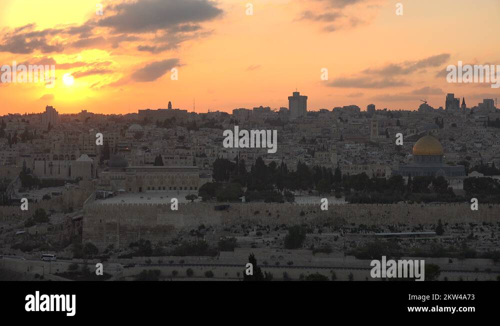 Temple mount jerusalem sunset Stock Videos & Footage - HD and 4K Video ...