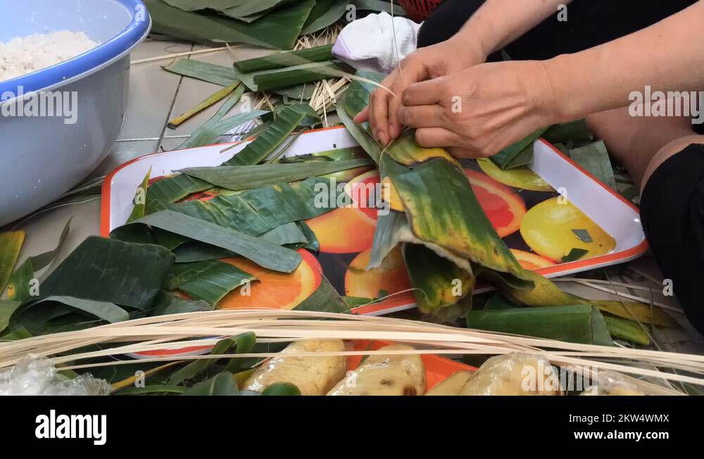 Traditional vietnamese rice cake Stock Videos & Footage - HD and 4K ...