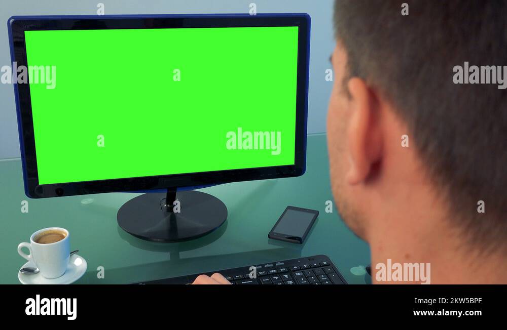 Man computer back of head Stock Videos & Footage - HD and 4K Video ...