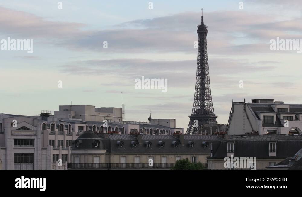 Historic parisian rooftops Stock Videos & Footage - HD and 4K Video ...