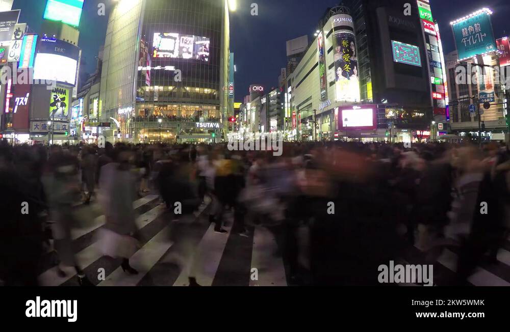 Shibuya Crossing. One of the most Famous Intersection in Japan and ...
