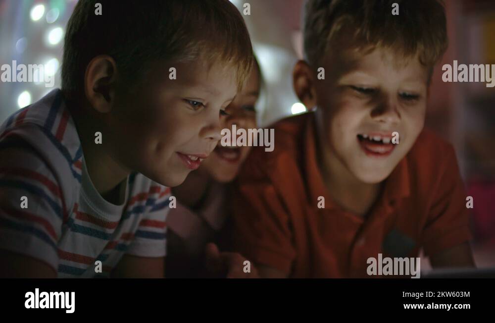 Kids sleepover Stock Videos & Footage - HD and 4K Video Clips - Alamy