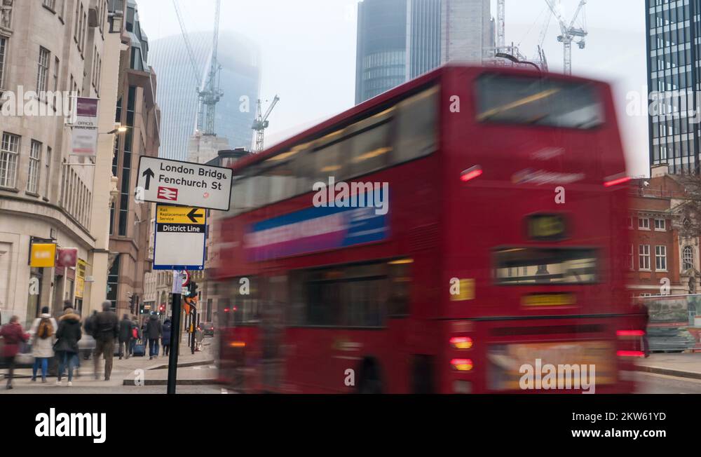 London bus with road sign lights Stock Videos & Footage - HD and 4K ...