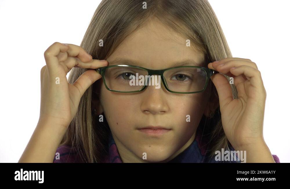 Eyes Test, Child Ophthalmology Examining, Shortsighted Kid, Girl Need ...
