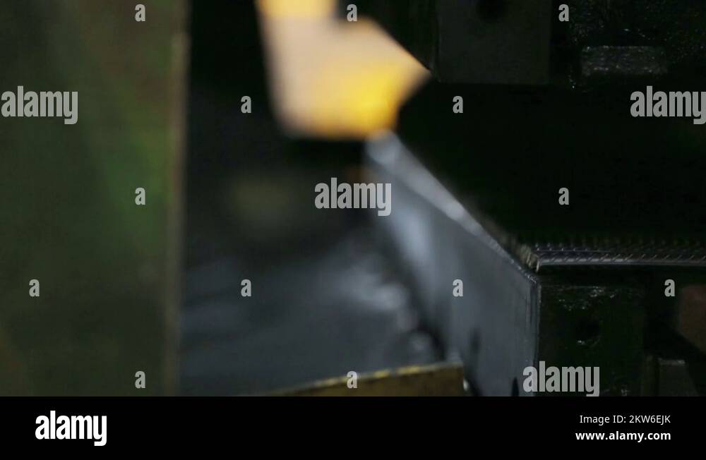 Reinforcing steel bars moving between 2 sections of the line and cut in ...