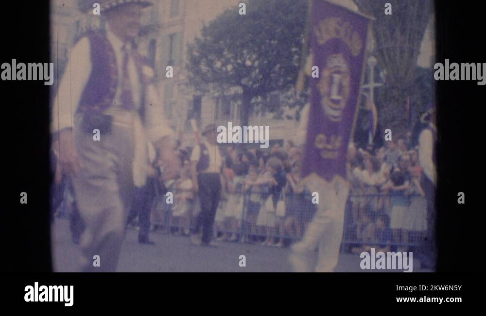 1962: members of lions club marching in parade CANNES FRANCE Stock ...