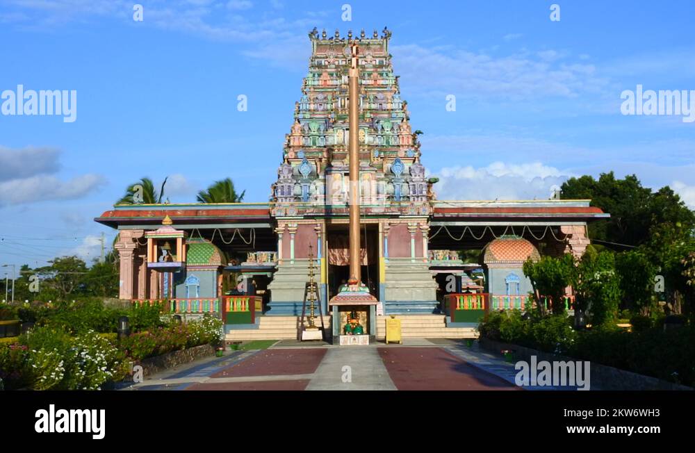 Sri Siva Subramaniya Hindu temple in Nadi Fiji Stock Video Footage - Alamy