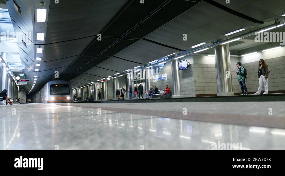 Athens metro Stock Videos & Footage - HD and 4K Video Clips - Alamy