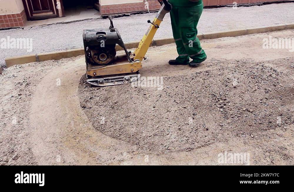 Vibrating compaction machine Stock Videos & Footage - HD and 4K Video ...