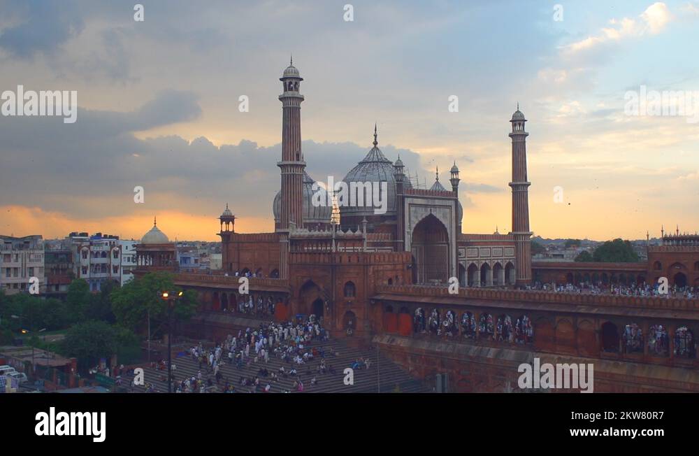 India's Republic Day in Jama Masjid Stock Video Footage - Alamy