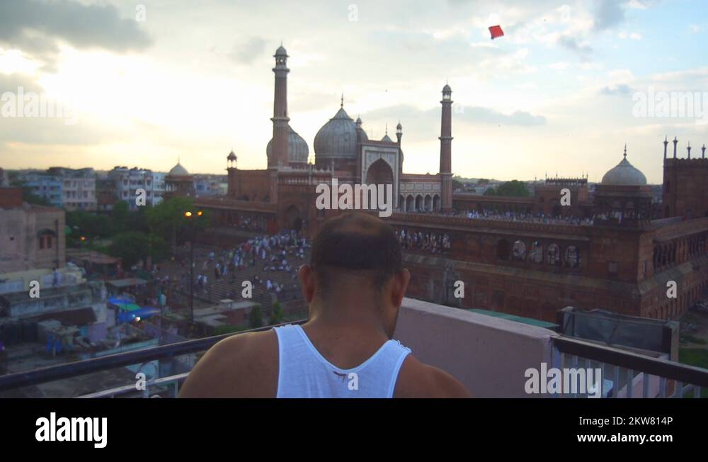India's Republic Day in Jama Masjid Stock Video Footage - Alamy