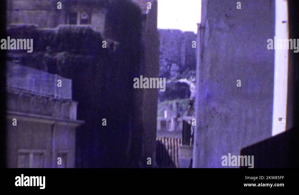 1969: aerial view of high rise buildings in a european city. KENYA ...