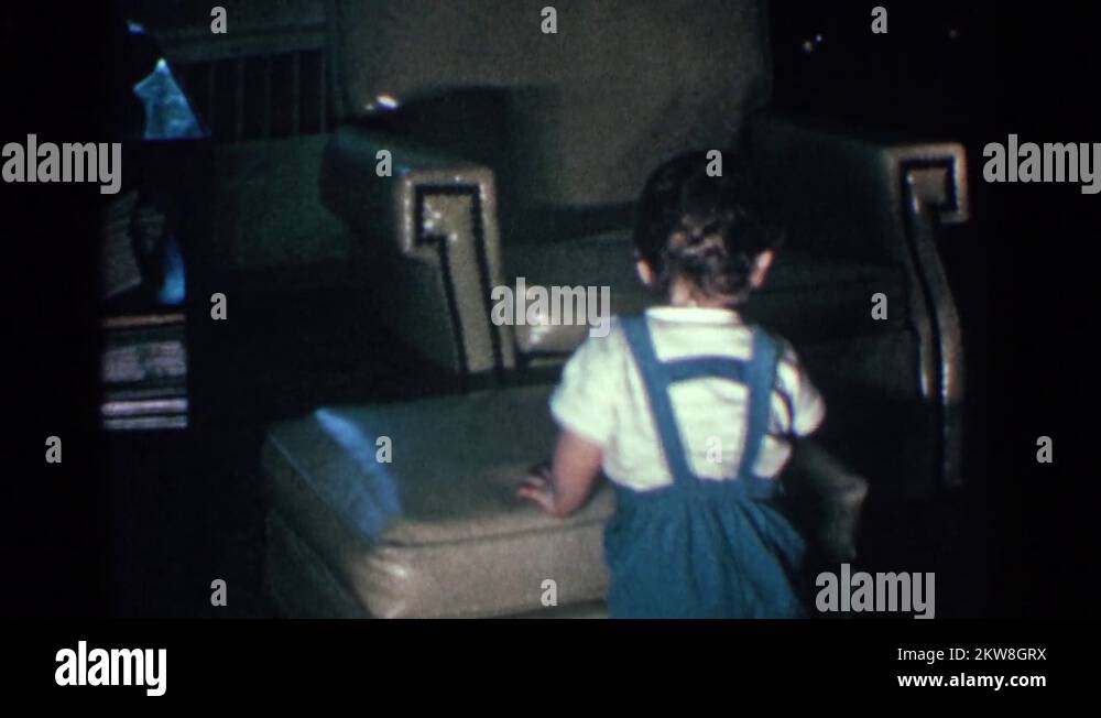 1963: the beautiful baby is standing and throwing things KENTUCKY Stock ...