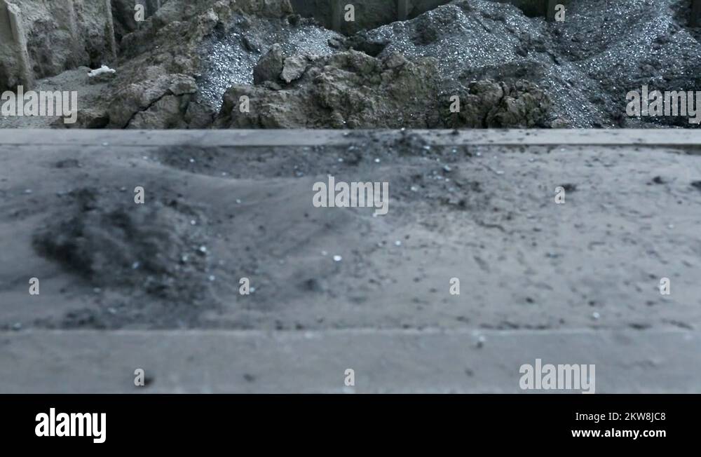 Scale pit close-up, the camera moves from left to right Stock Video ...