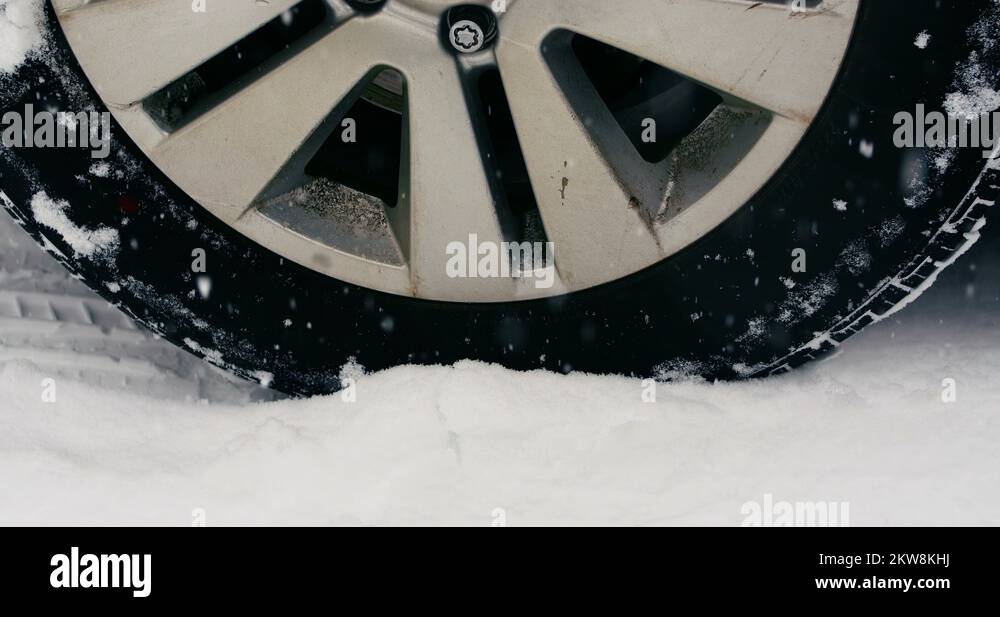 Tyre on snow Stock Videos & Footage - HD and 4K Video Clips - Alamy