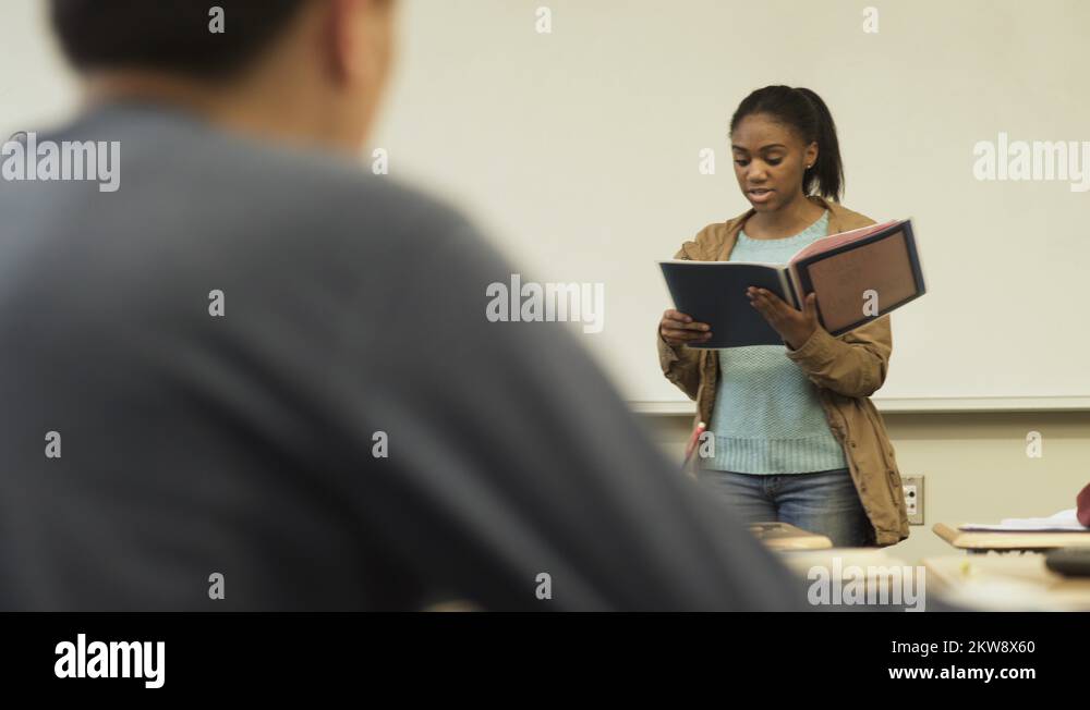 Student presenting to class Stock Videos & Footage - HD and 4K Video ...