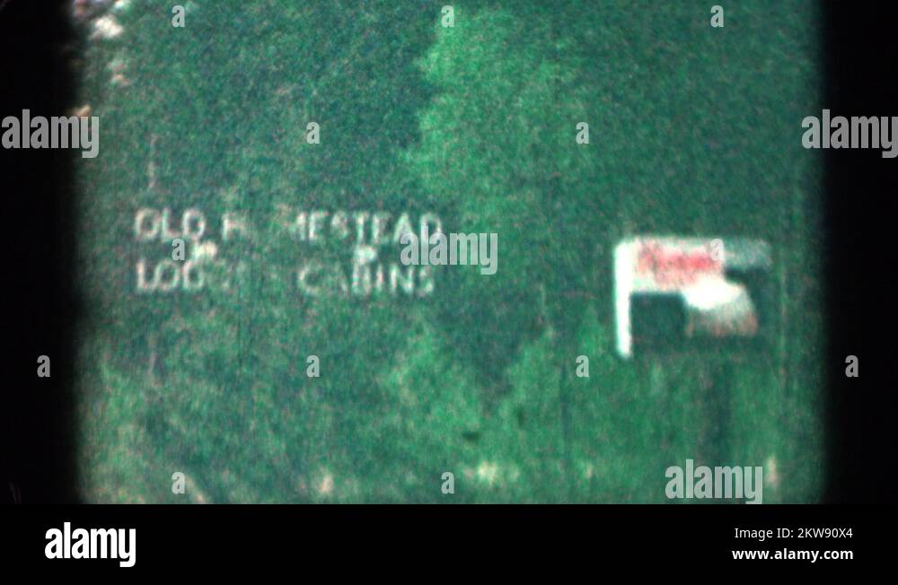 1963: a sign board that represent a landmark Stock Video Footage - Alamy