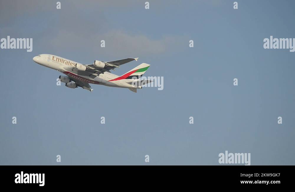 Emirates airline a380 flying Stock Videos & Footage - HD and 4K Video ...