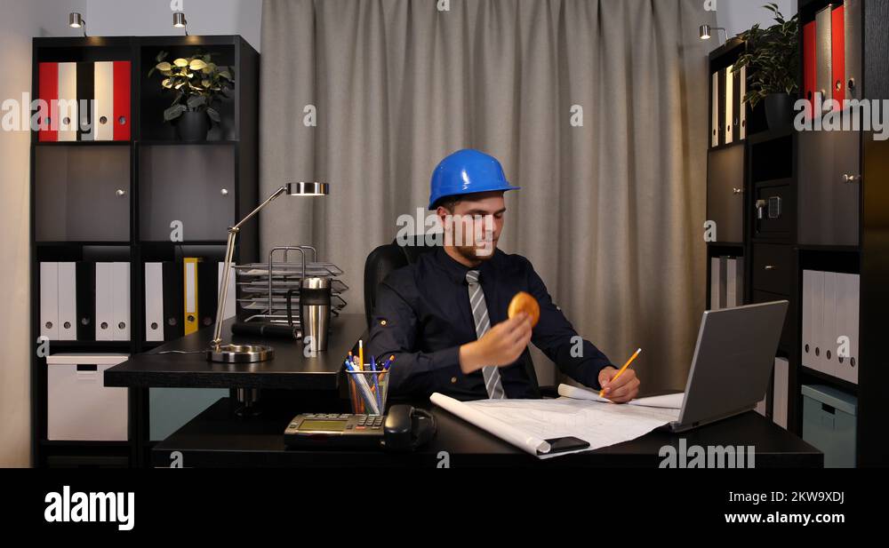 Man worker breakfast Stock Videos & Footage - HD and 4K Video Clips - Alamy
