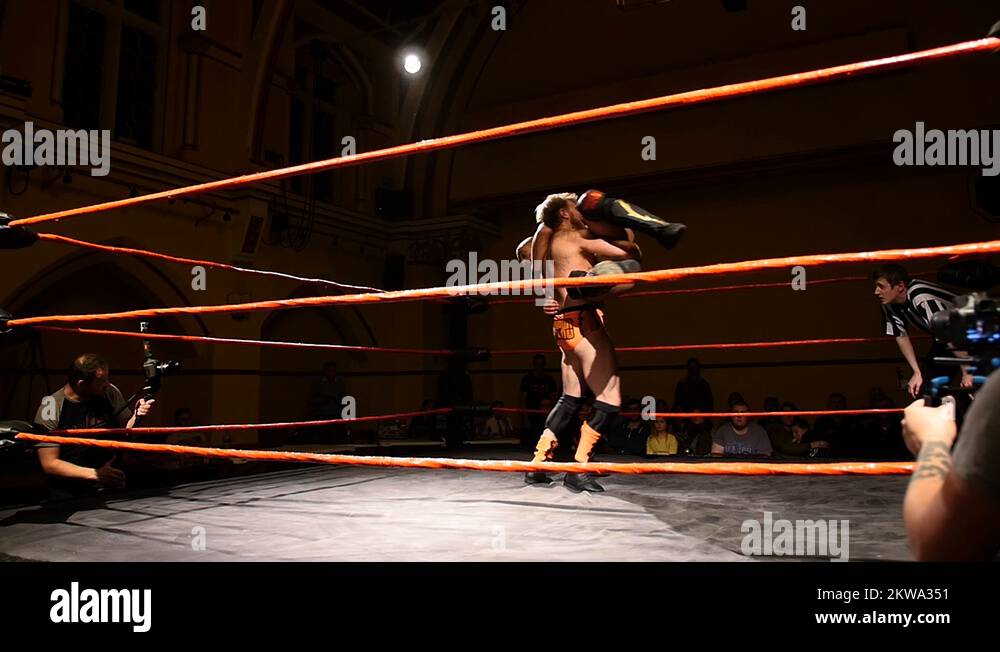 Professional wrestling ring not boxing Stock Videos & Footage - HD and ...