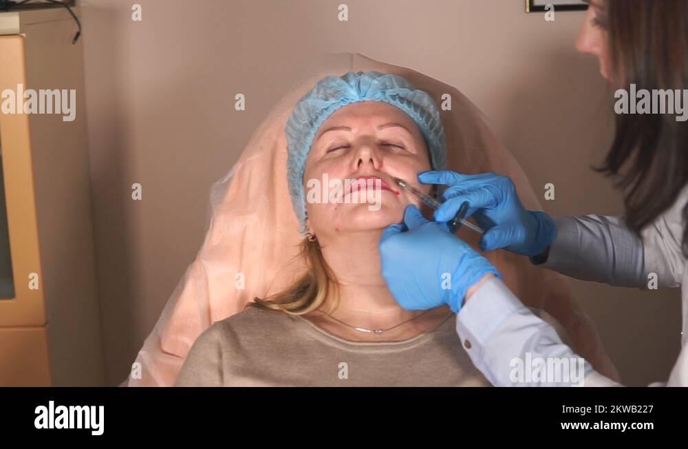 The doctor removes the increased muscle tone with a botulinum toxin ...