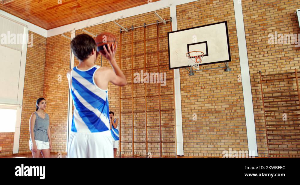 Student students basketball court Stock Videos & Footage - HD and 4K ...